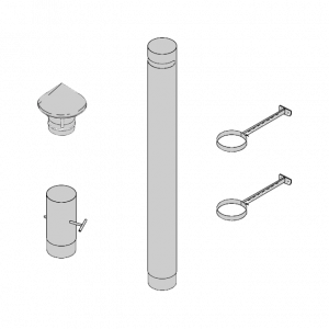 Flue Extension Kit | Wood Stove Extension | Chesneys